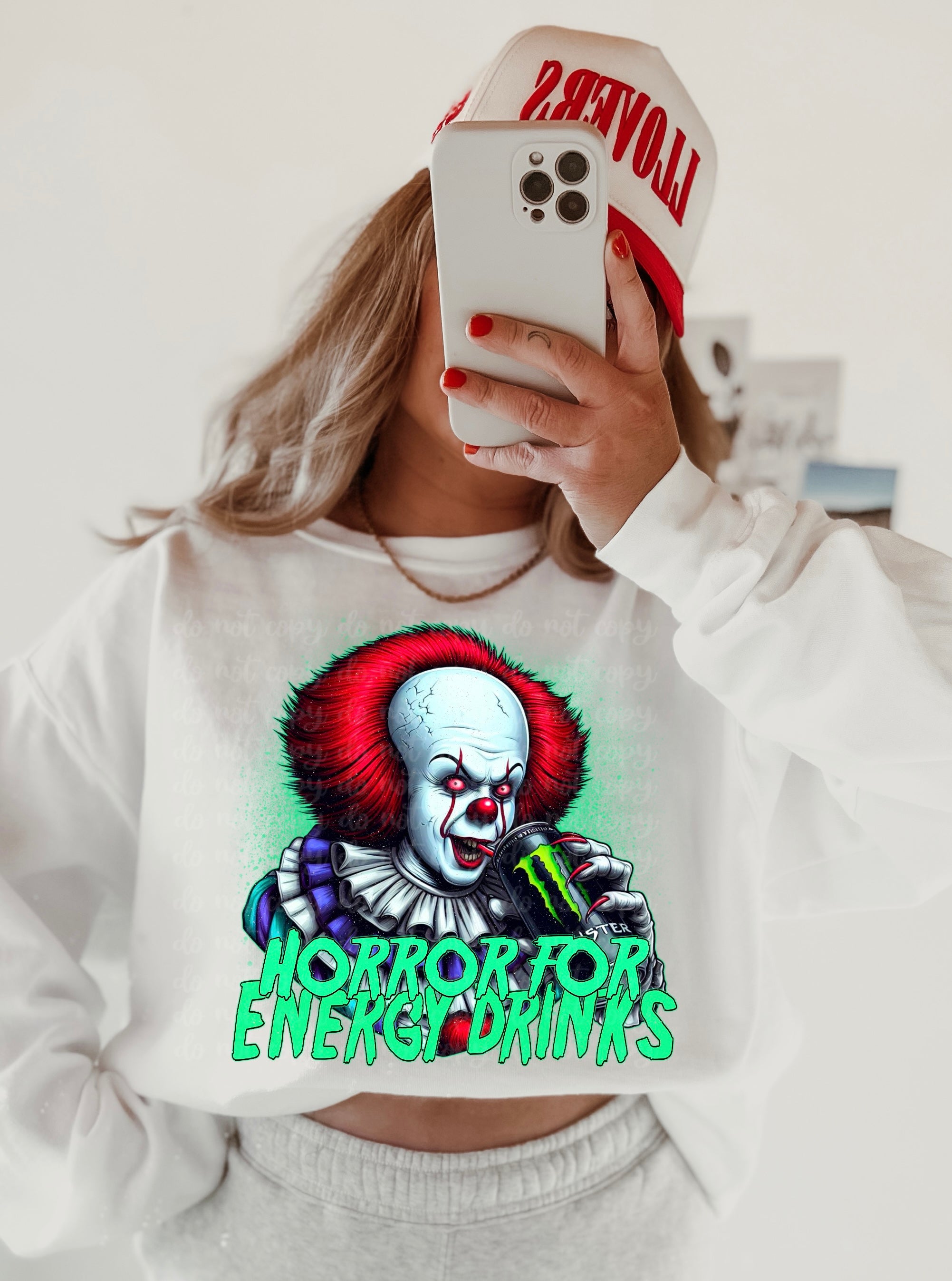 Horror For Energy Drinks-PENNYWISE/MONSTER – Earthline Customs