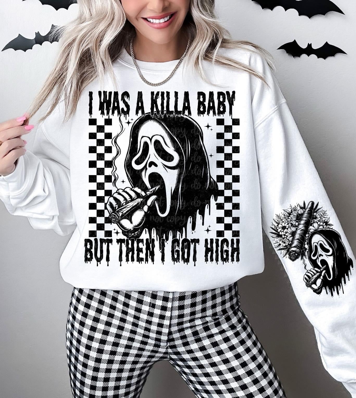 I Was A Killa Then I Got High-Ghostface SLEEVE – Earthline Customs