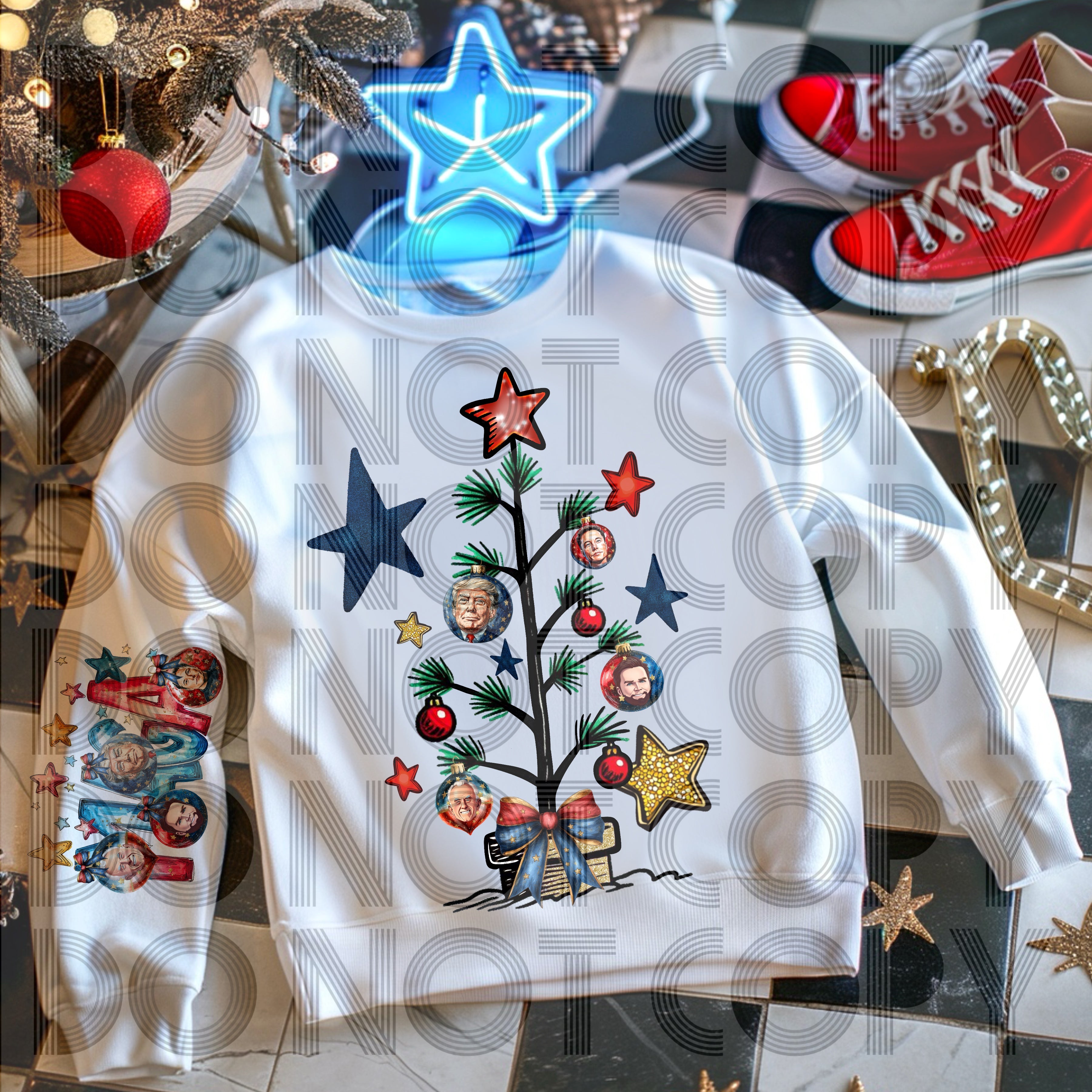 MAGA Christmas Tree (front) – Earthline Customs