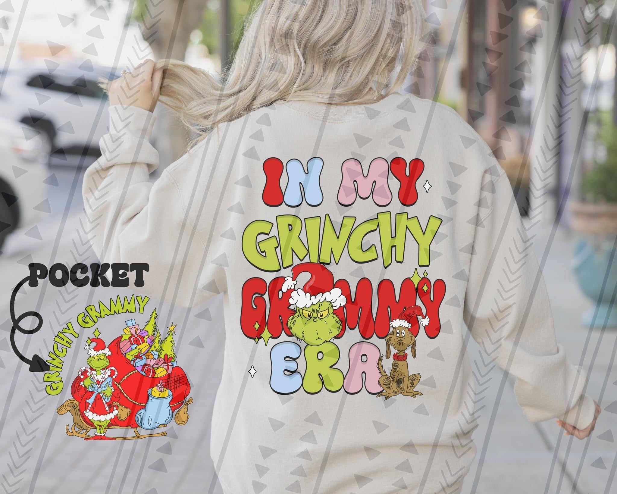 In my grinchy grammy era - BACK ONLY – Earthline Customs