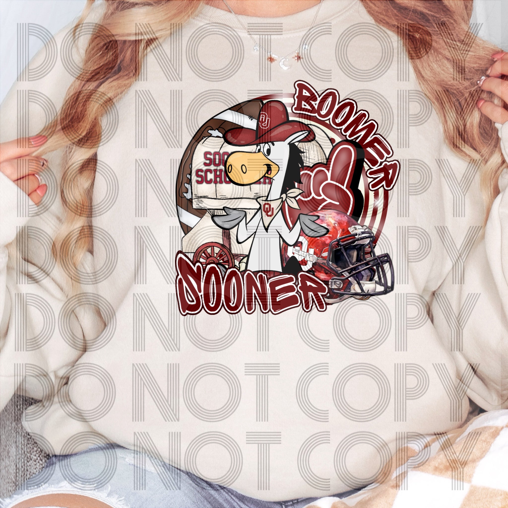 Quick Draw McGraw Oklahoma Sooners "boomer sooner" – Earthline Customs