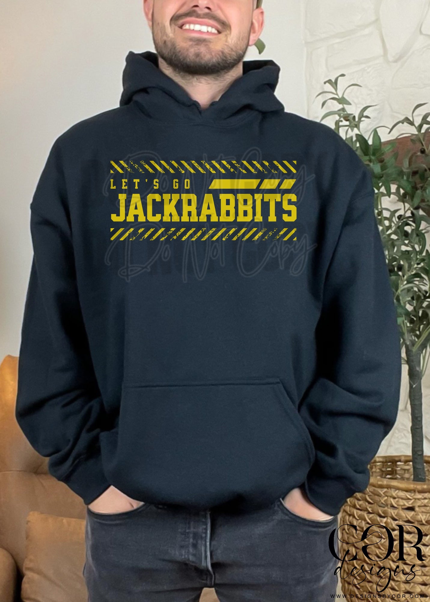 Let's Go Jackrabbits (Yellow) – Earthline Customs