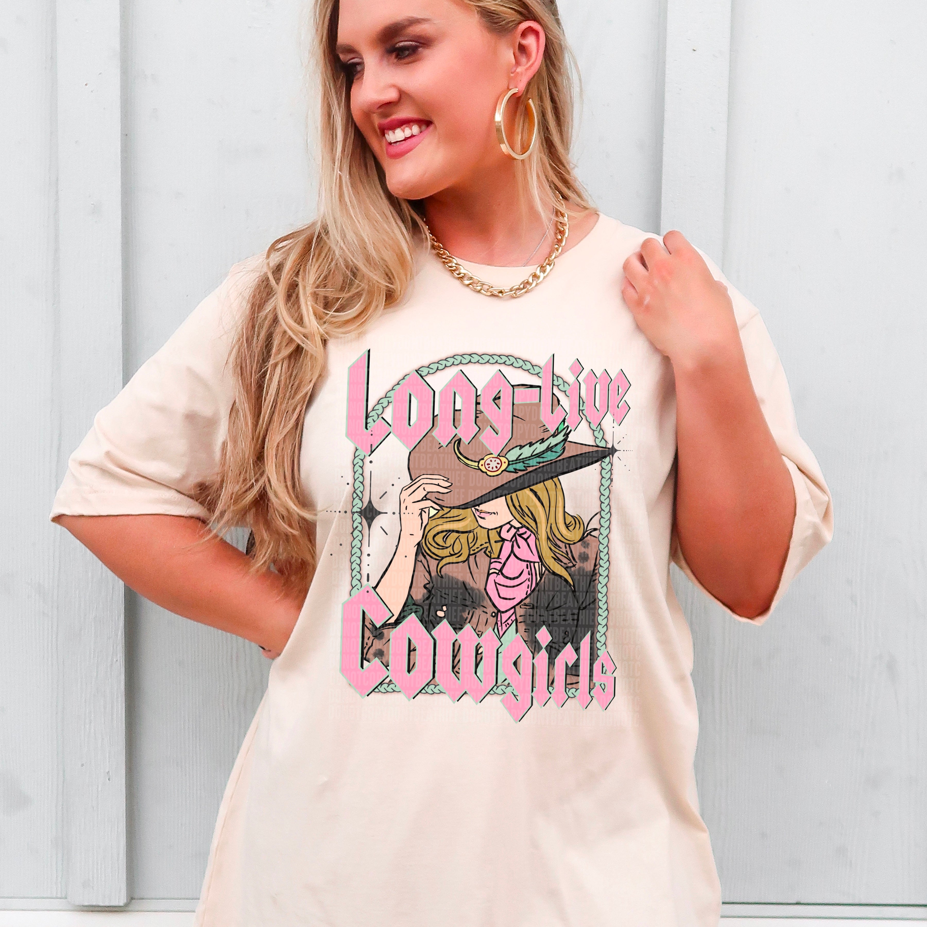 Long Live Cowgirls - DTF Transfer – Earthline Customs