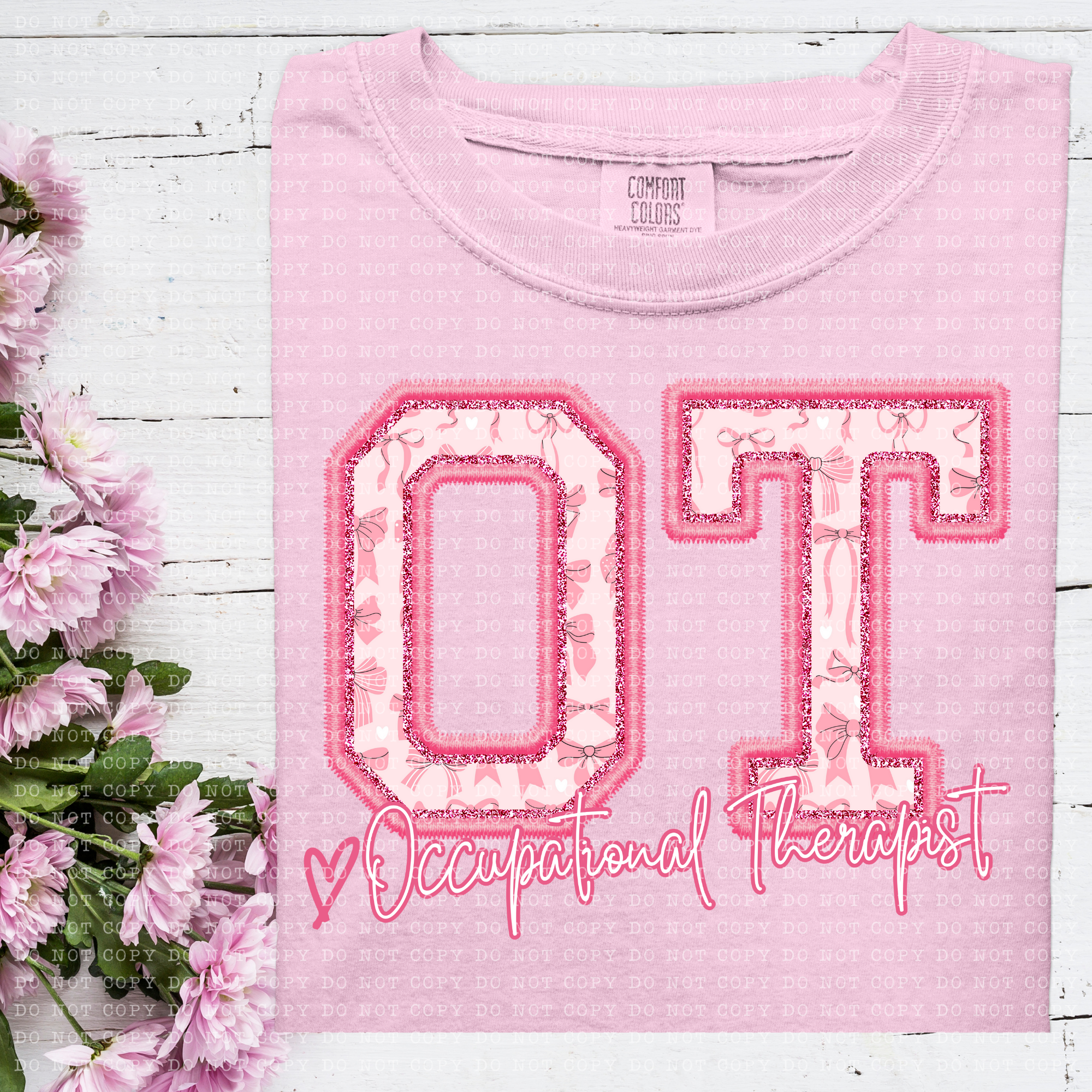 Pink Coquette Occupational Therapist – Earthline Customs