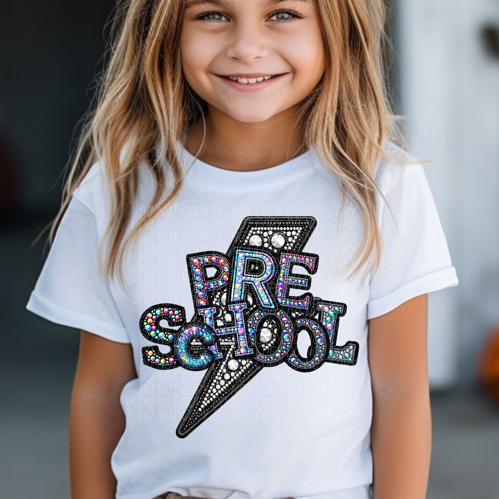 Rhinestone Pre School Bolt – Earthline Customs