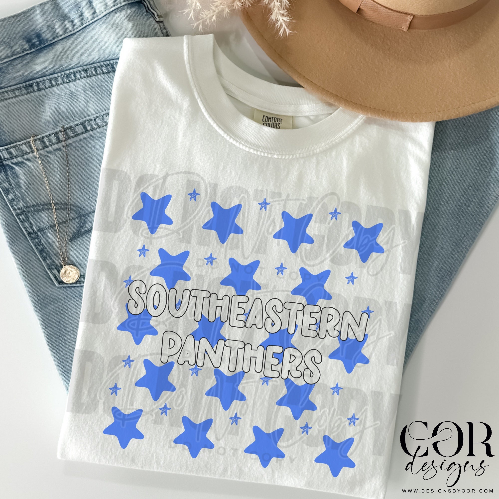 Southeastern Panthers (blue stars) – Earthline Customs