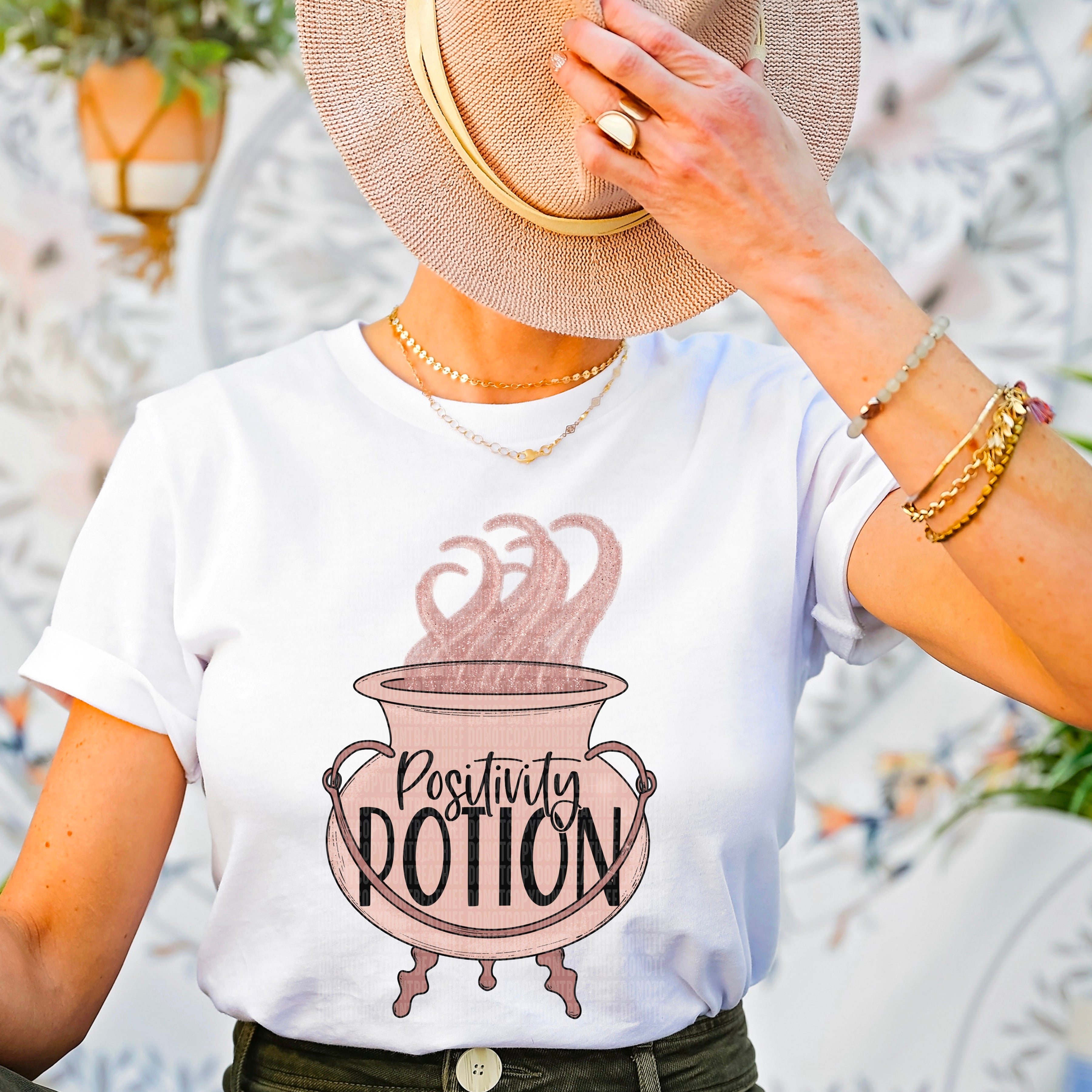 Positivity Potion FRONT - DTF Print – Earthline Customs