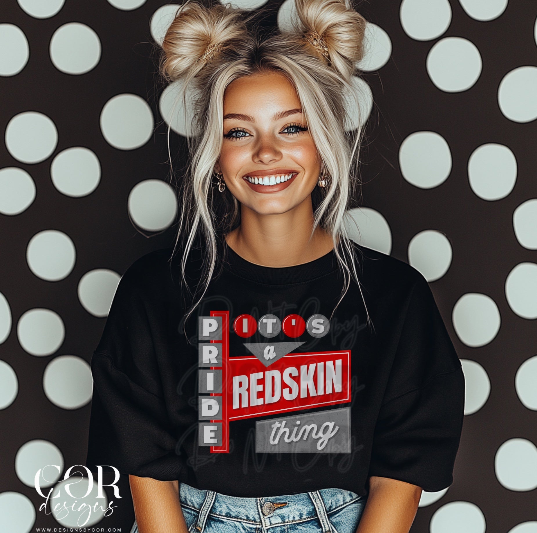 Its A Redskin Pride Thing Red And Silver – Earthline Customs