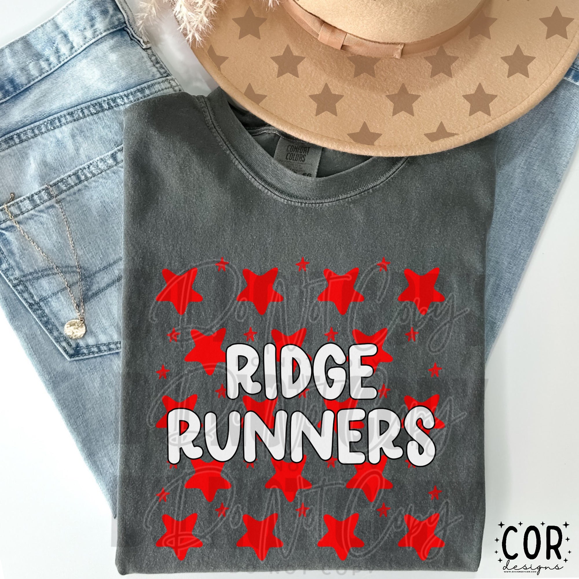 Ridge Runners Red Stars – Earthline Customs