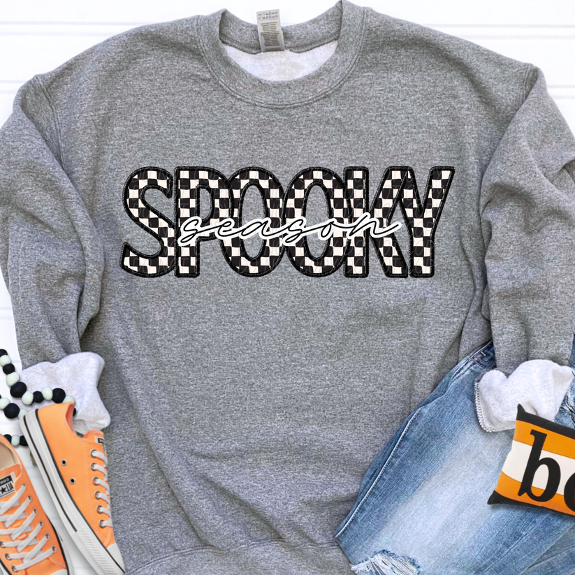 Checkered Spooky Season Black – Earthline Customs