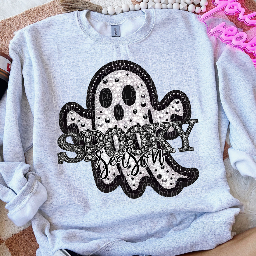 Rhinestone Spooky Season Ghost – Earthline Customs
