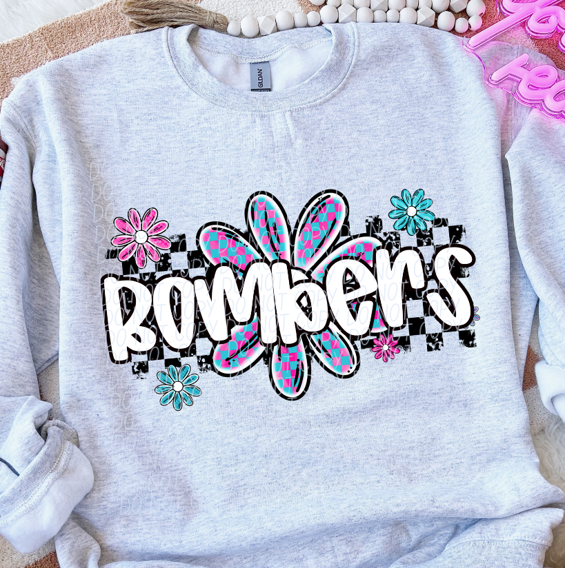 Bombers (checker flower mascots) – Earthline Customs