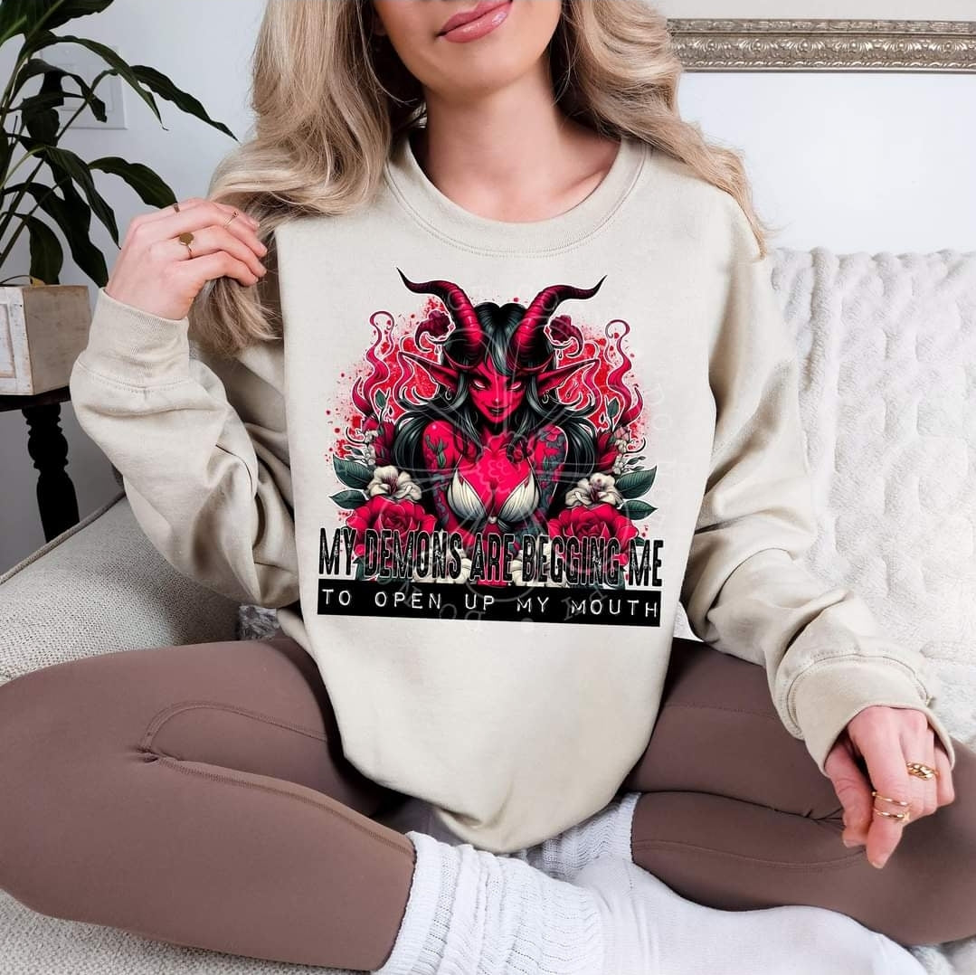 My Demons Are Begging Me To Open Up My Mouth – Earthline Customs