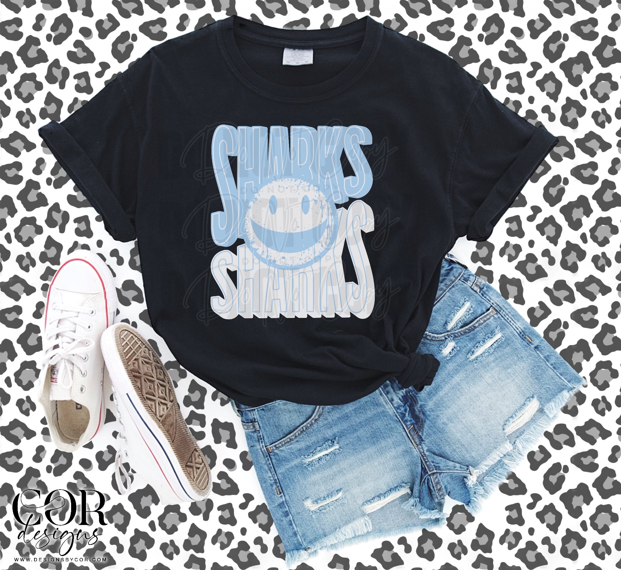 Sharks Smiley Face – Earthline Customs