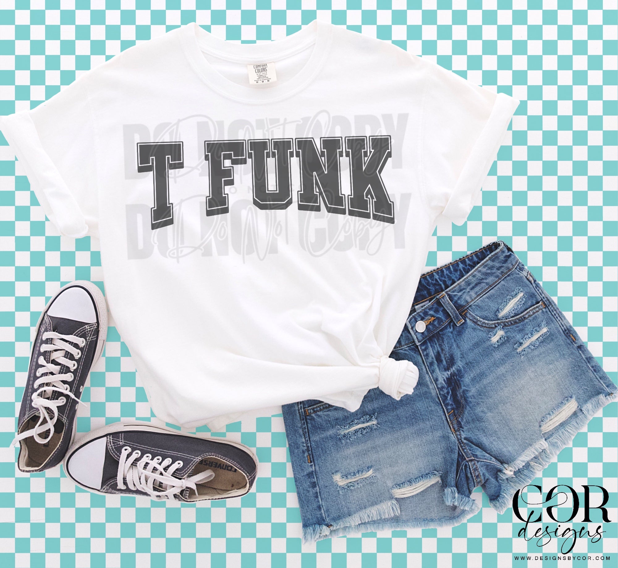 T Funk Black & White Bold – Earthline Customs