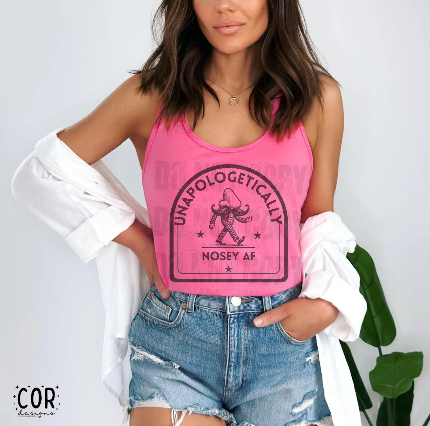 Unapologetically Nosey AF – Earthline Customs