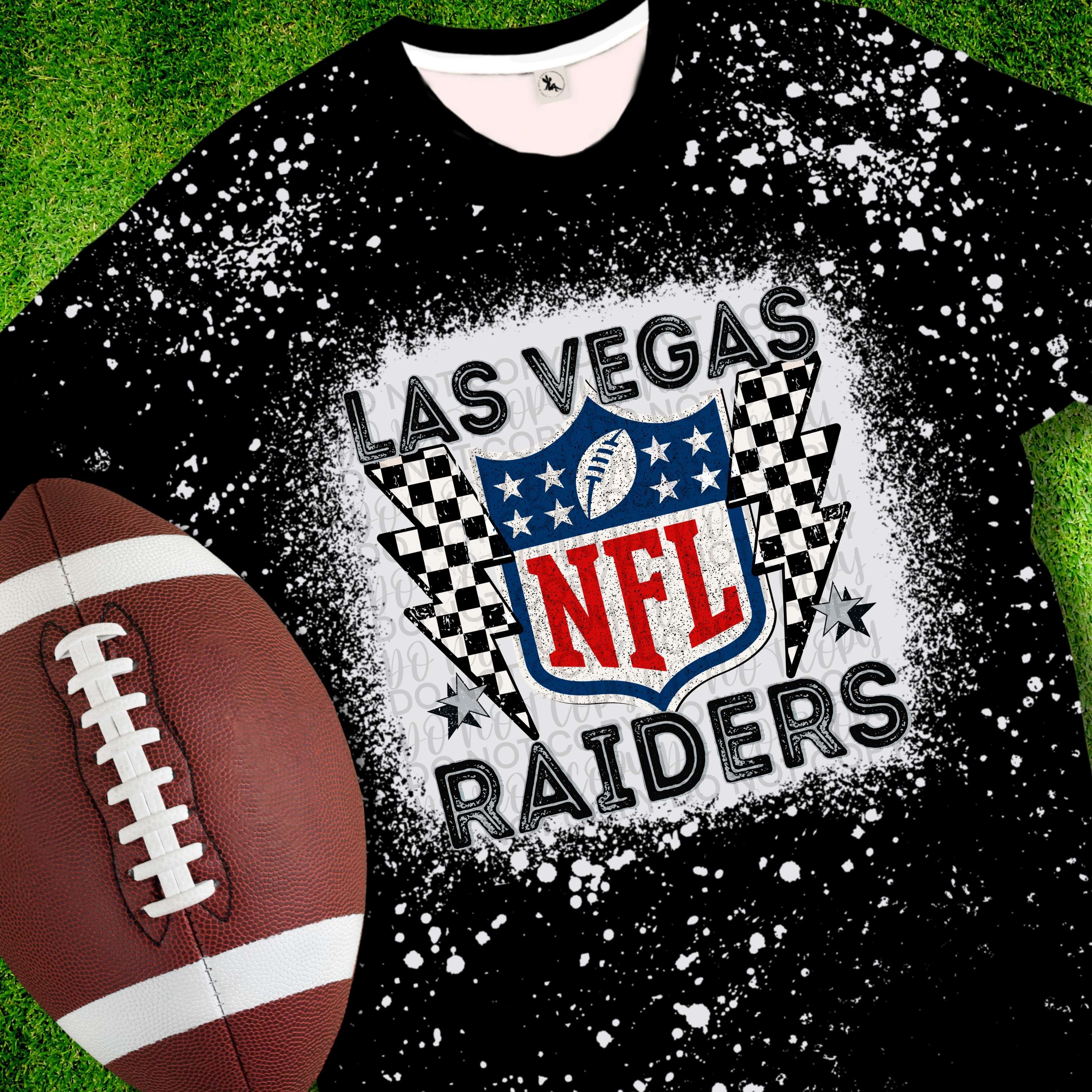 Las Vegas Raiders Checker LB - DTF Transfer – Earthline Customs