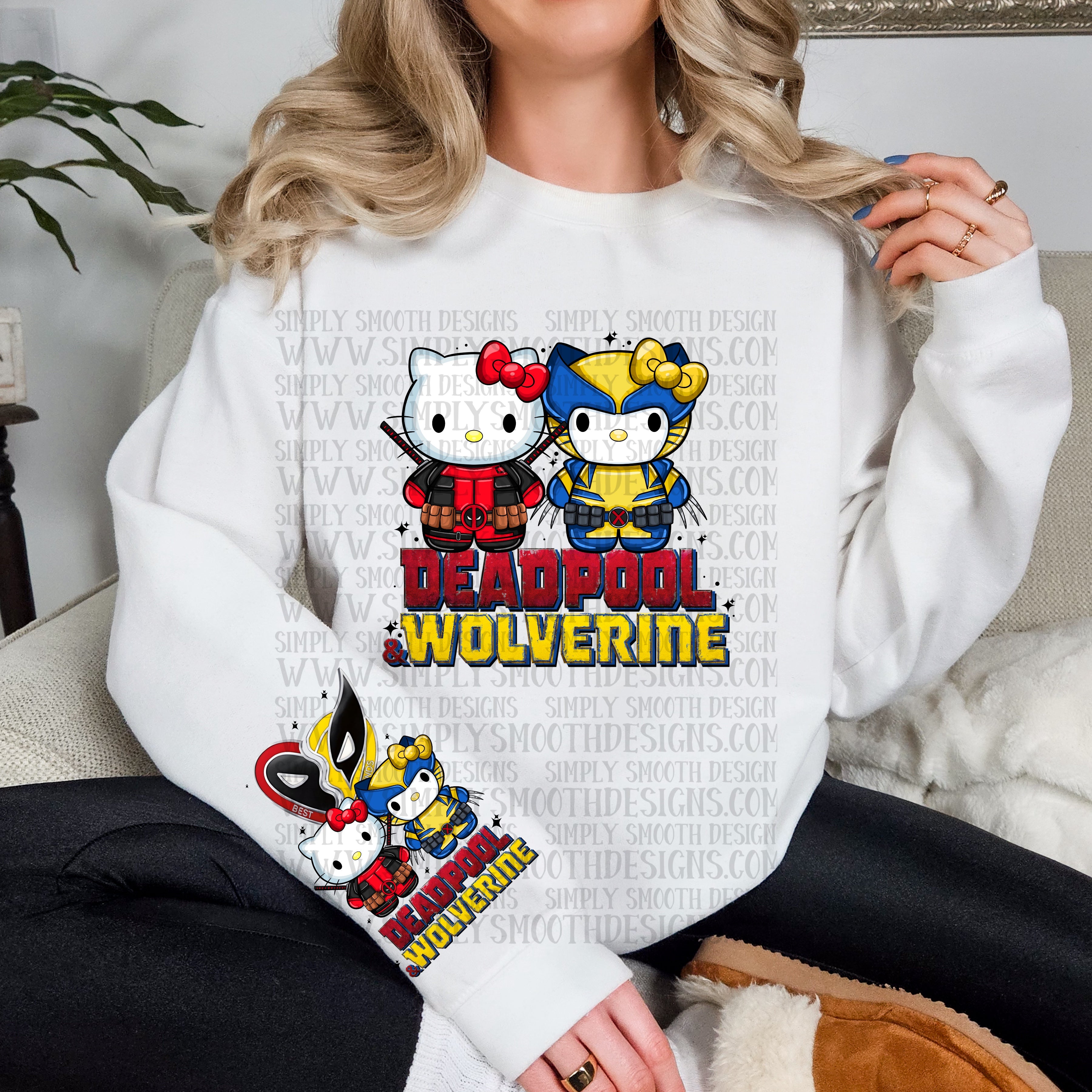 Wolverine Deadpool Hello Kitty-Sleeve – Earthline Customs