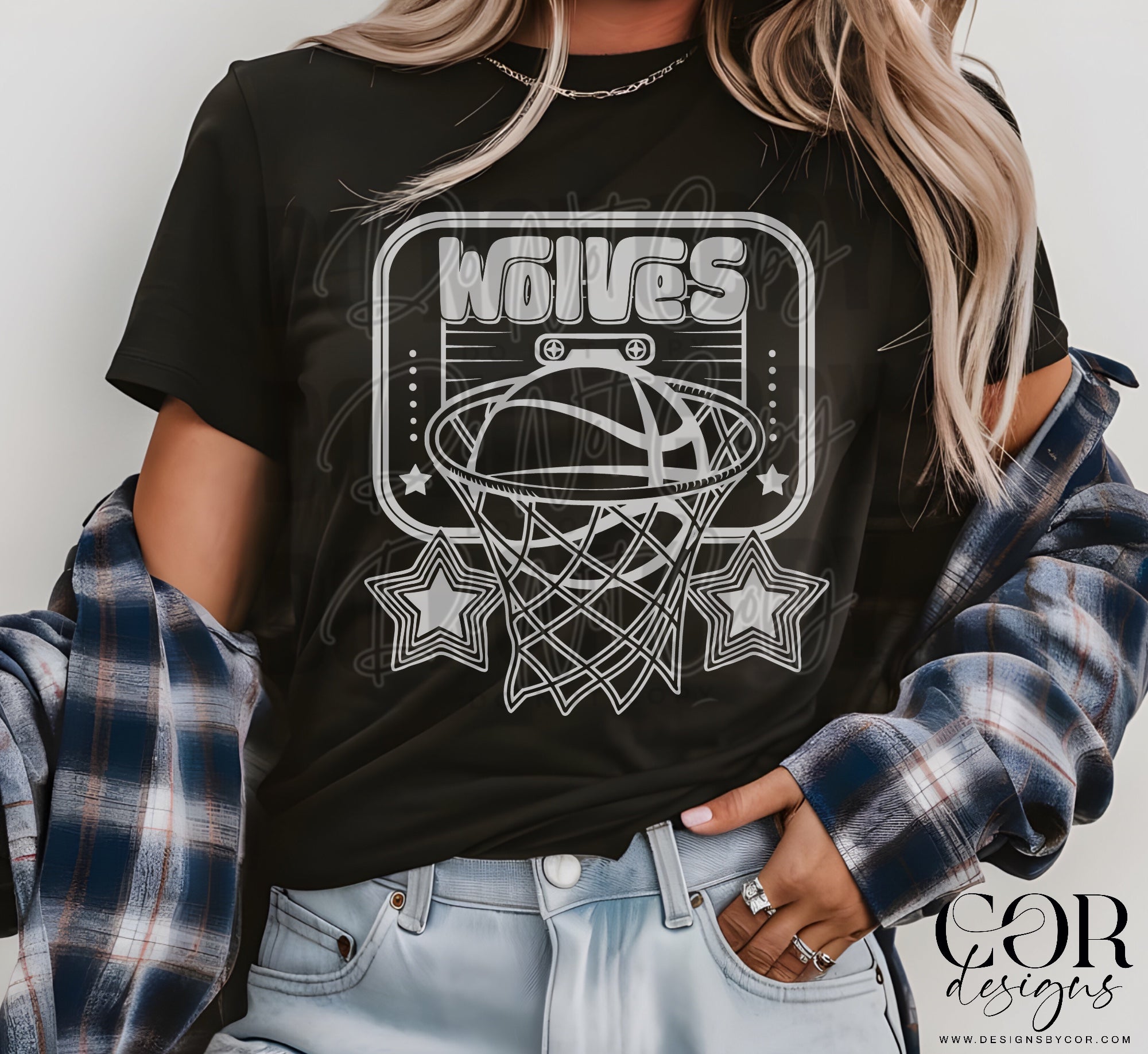 Wolves White Basketball – Earthline Customs