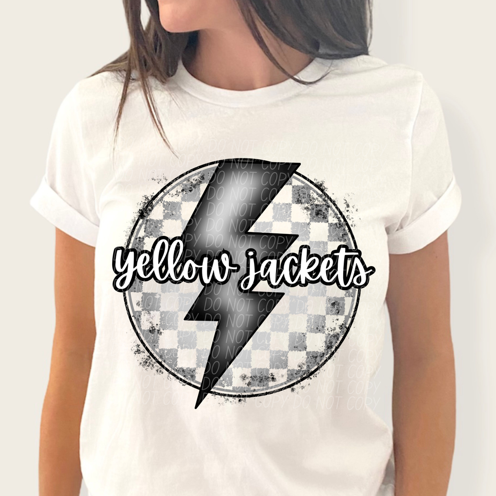 Yellow Jackets Checkered Bolt – Earthline Customs