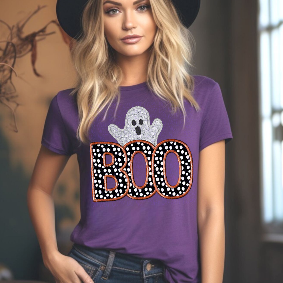 Boo Ghost Dot Orange – Earthline Customs