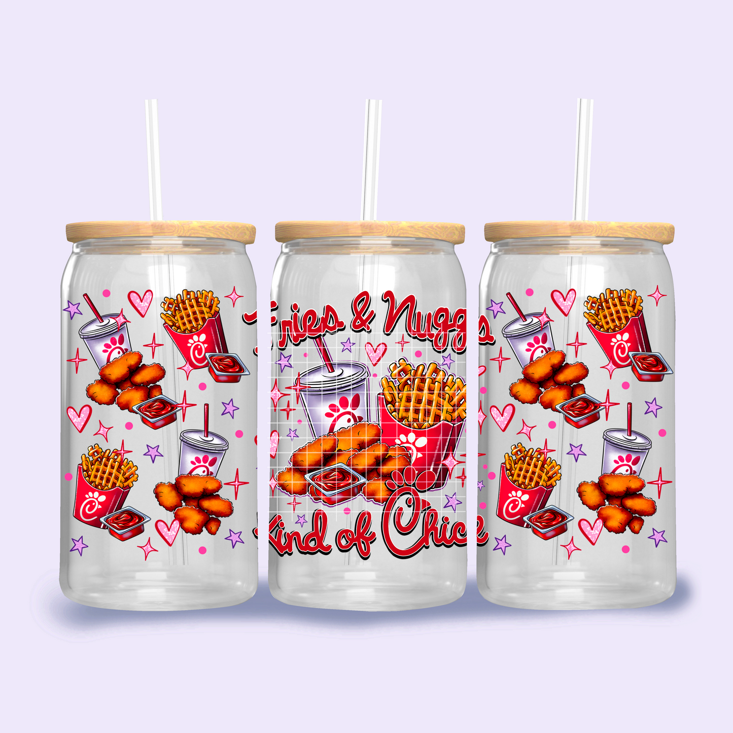 Fries & Nuggs Chick - UV Libby Wrap – Earthline Customs