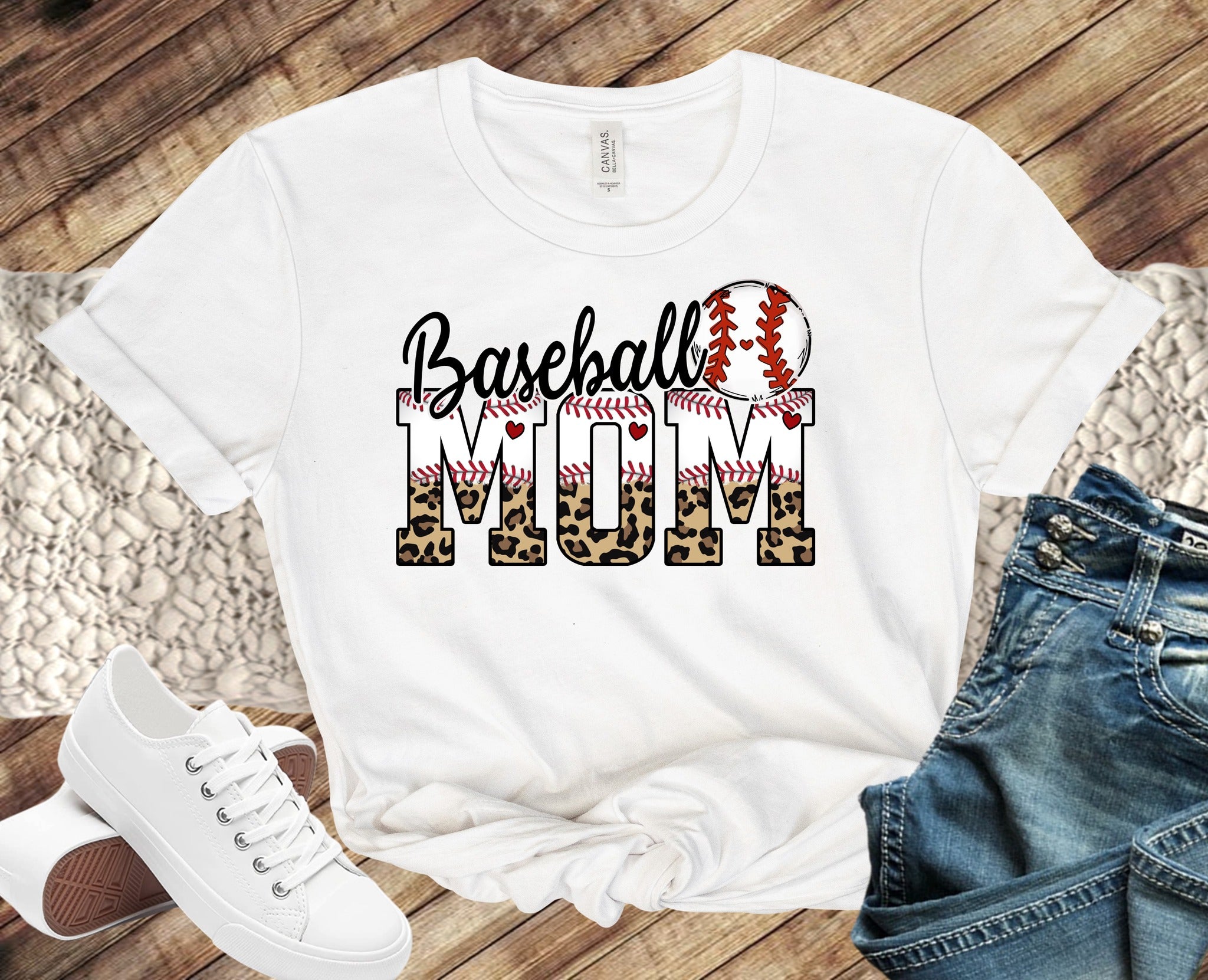 Baseball Mom DTF Transfer – Earthline Customs