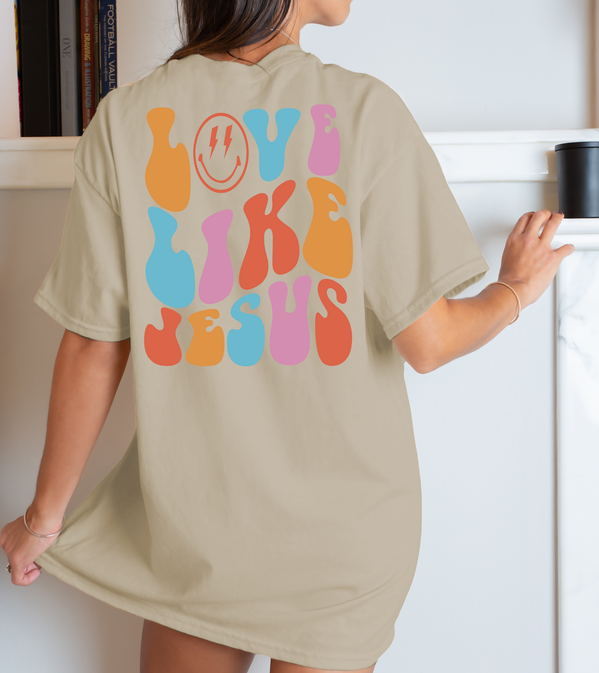 Wavy Love Like Jesus - DTF Transfer – Earthline Customs