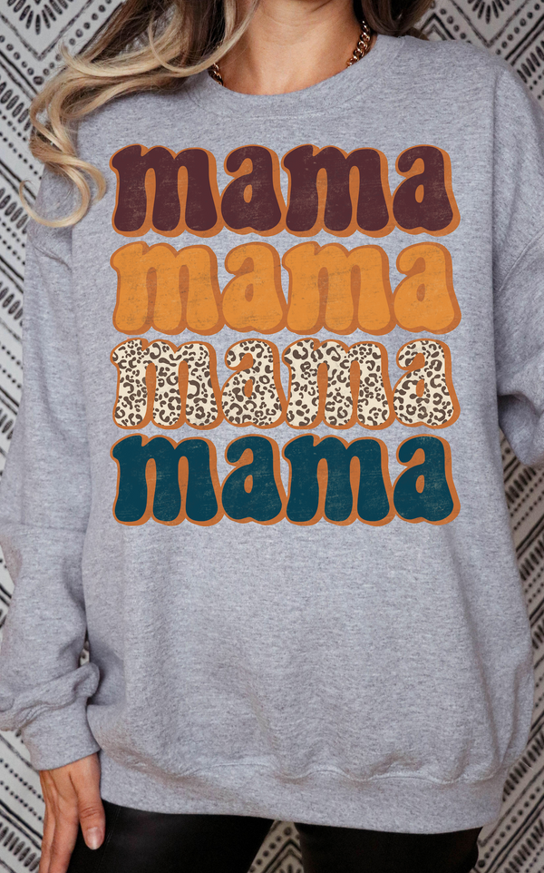 Mama Mama Mama Mama Fall DTF Transfer – Earthline Customs